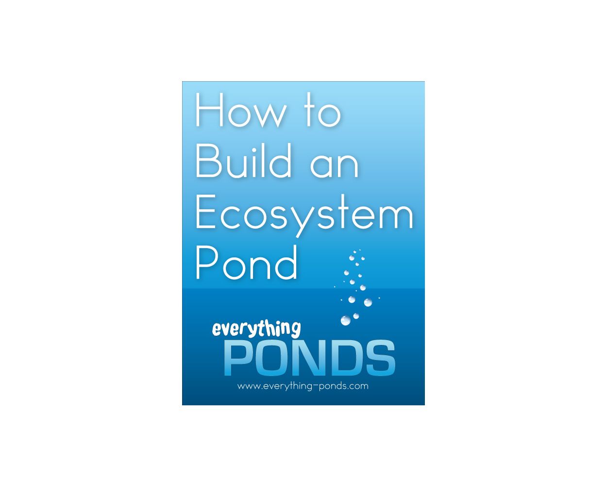 How to Build an Ecosystem Pond (Ebook)