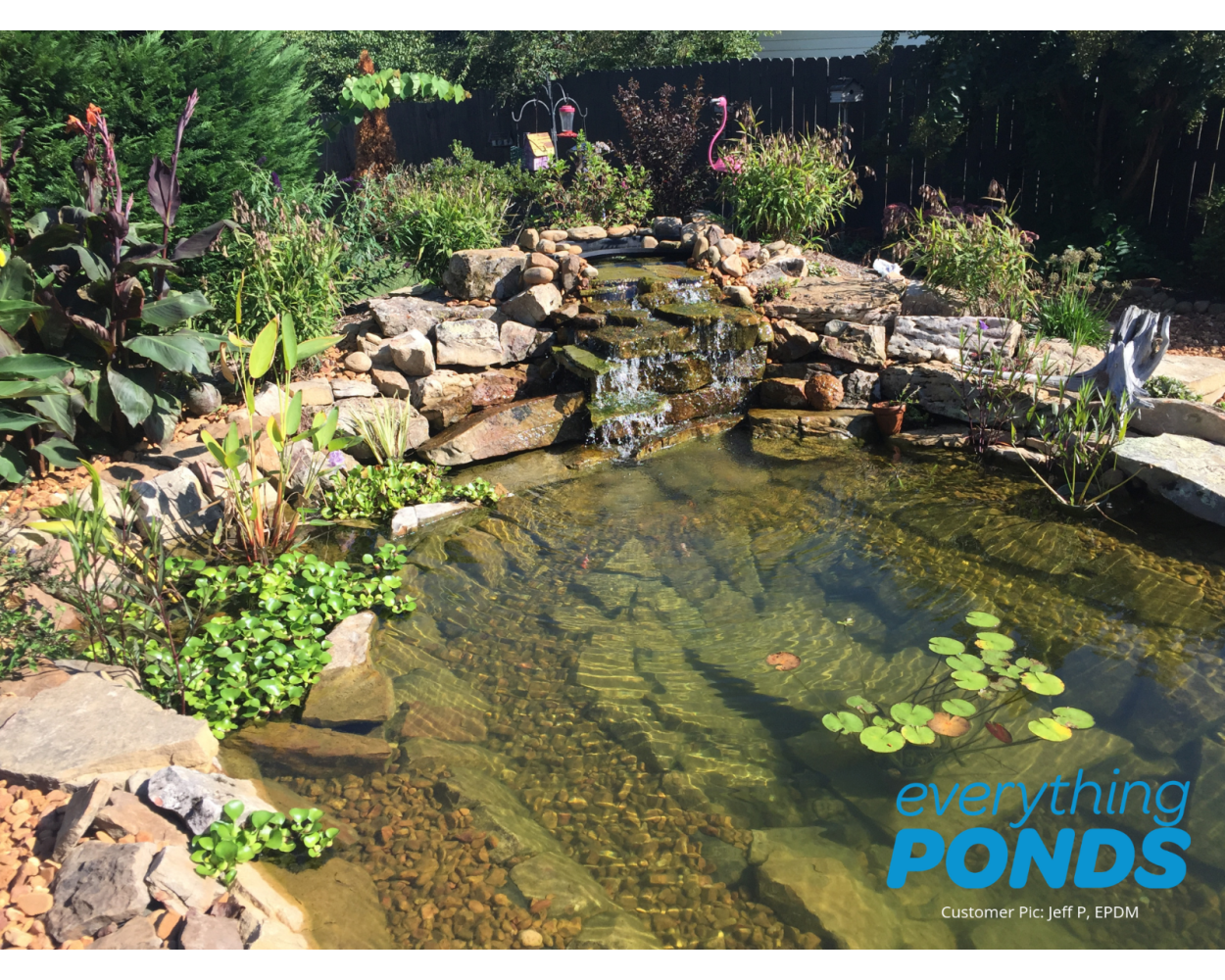 backyard pond liner
