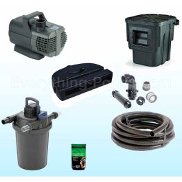 Ecosystem Pond Kit w/ Submersible Pump, 2' Falls, 2100 gph
